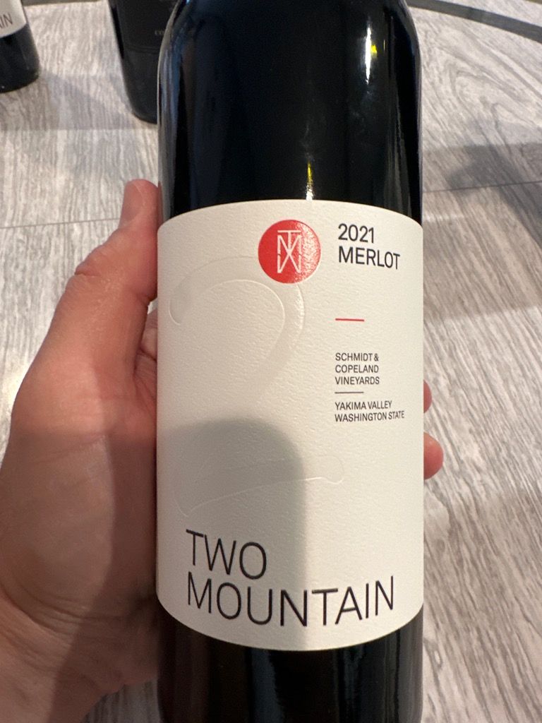 2021 Two Mountain Winery Merlot Copeland Vineyard, USA, Washington ...