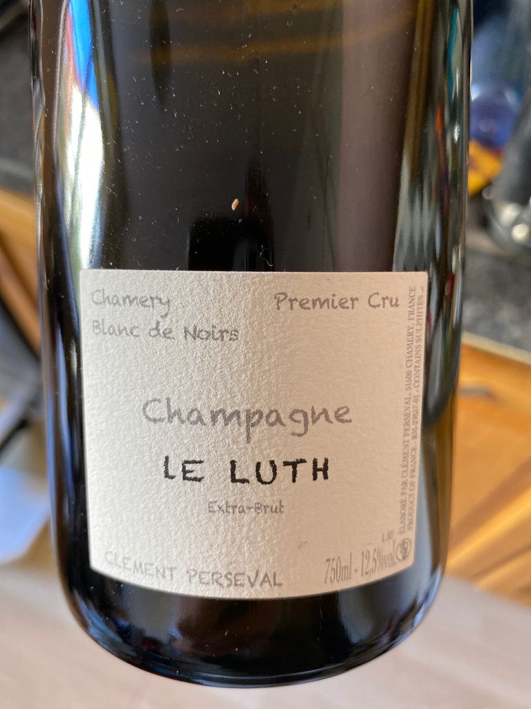 2016 Clément Perseval Champagne Premier Cru Blanc de Noirs Extra Brut ...