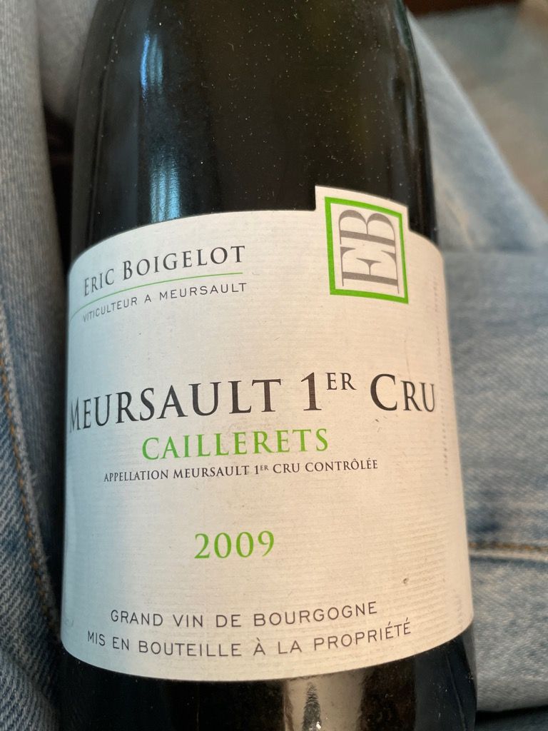 2018 Eric Boigelot Meursault 1er Cru Caillerets, France, Burgundy, Côte ...