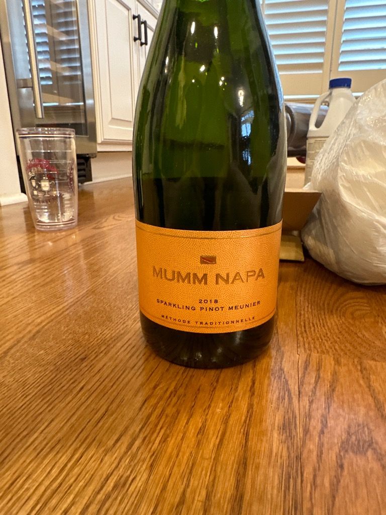 2019 Mumm Napa Sparkling Pinot Meunier, USA, California, Napa Valley ...