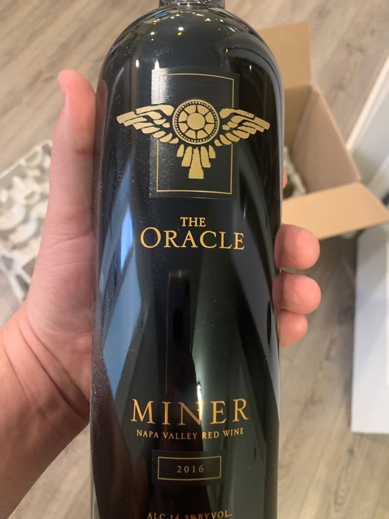 2016 Miner Family The Oracle, USA, California, Napa Valley - CellarTracker
