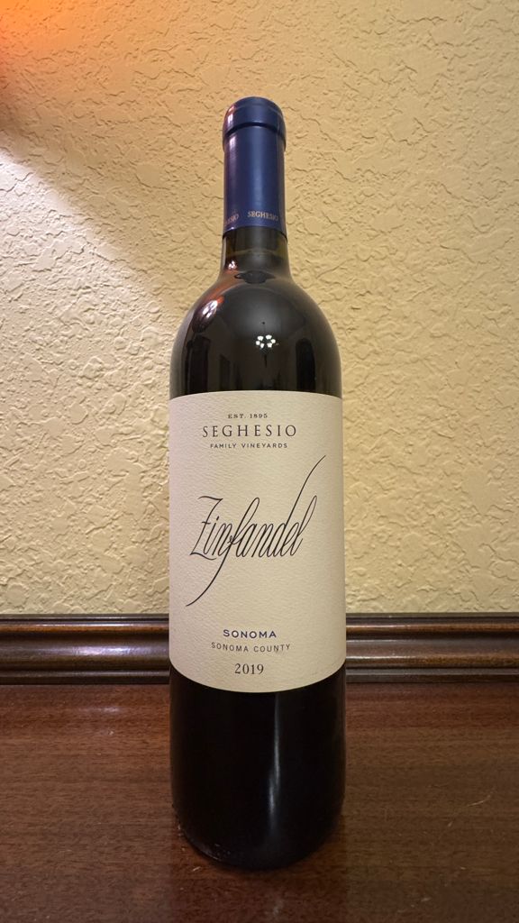 2019 Seghesio Family Vineyards Zinfandel California, USA, California ...