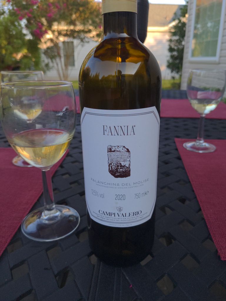 2020 Campi Valerio Falanghina Molise Fannia, Italy, Molise - CellarTracker