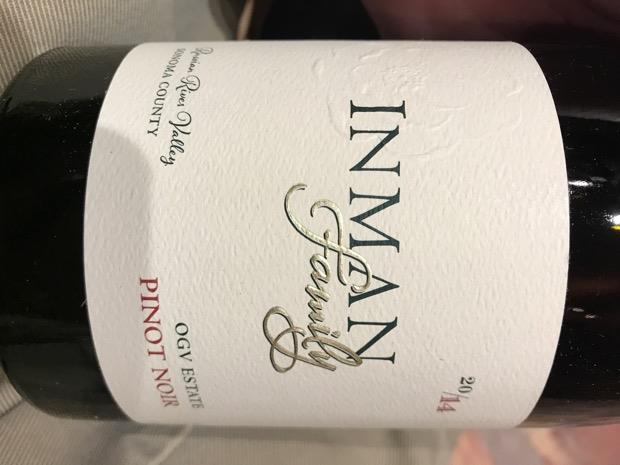 2014 Inman Family Pinot Noir Whole Buncha Bubbles OGV Estate, USA ...