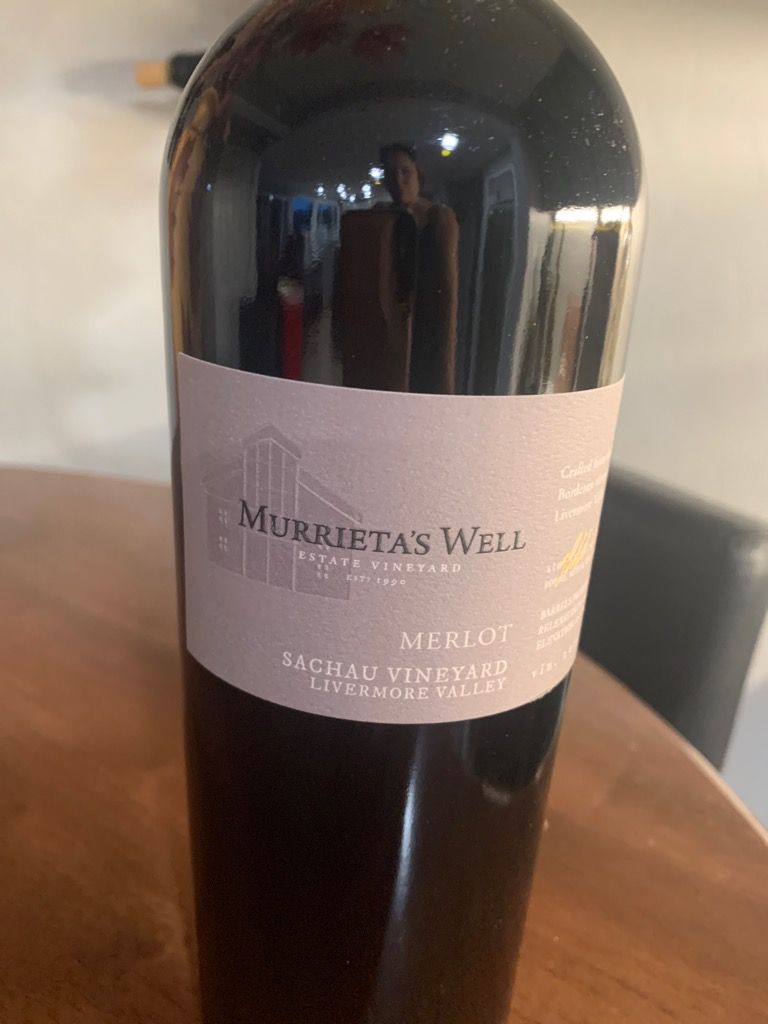 2020 Murrieta's Well Merlot Small Lot, USA, California, San Francisco ...