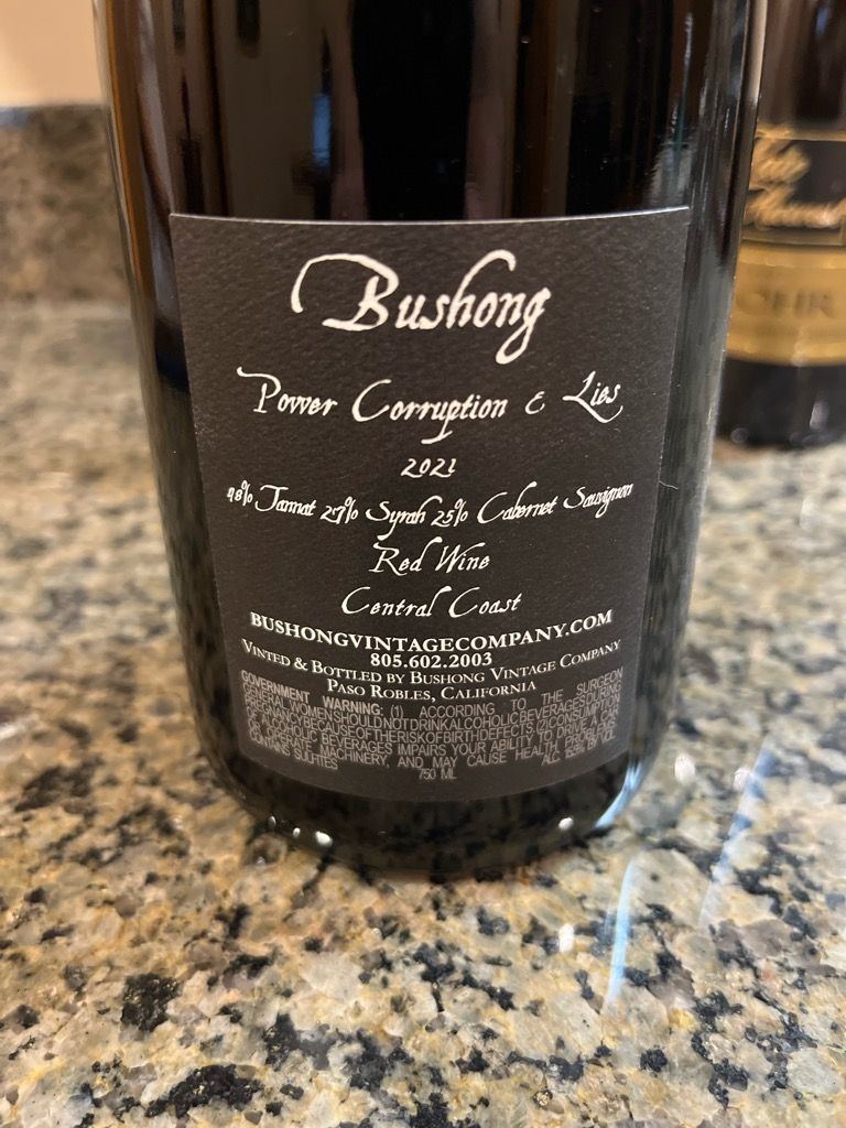 2021 Bushong Power Corruption & Lies, USA, California, Central Coast ...
