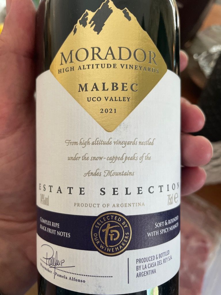 2021 Sainsbury's Malbec Taste the Difference Fairtrade Morador, Argentina, Mendoza - CellarTracker