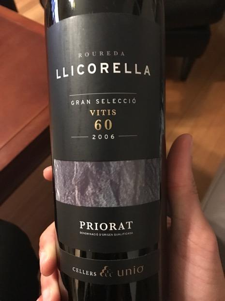 2006 Cellers Unió Priorat Roureda Llicorella Gran Seleccio Vitis 60 ...