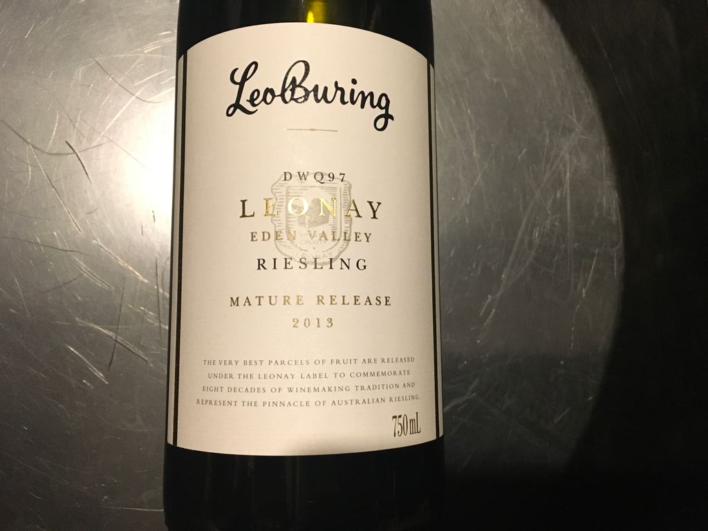 2013 Leo Buring Riesling Leonay DW Q97 Mature Release, Australia, South ...