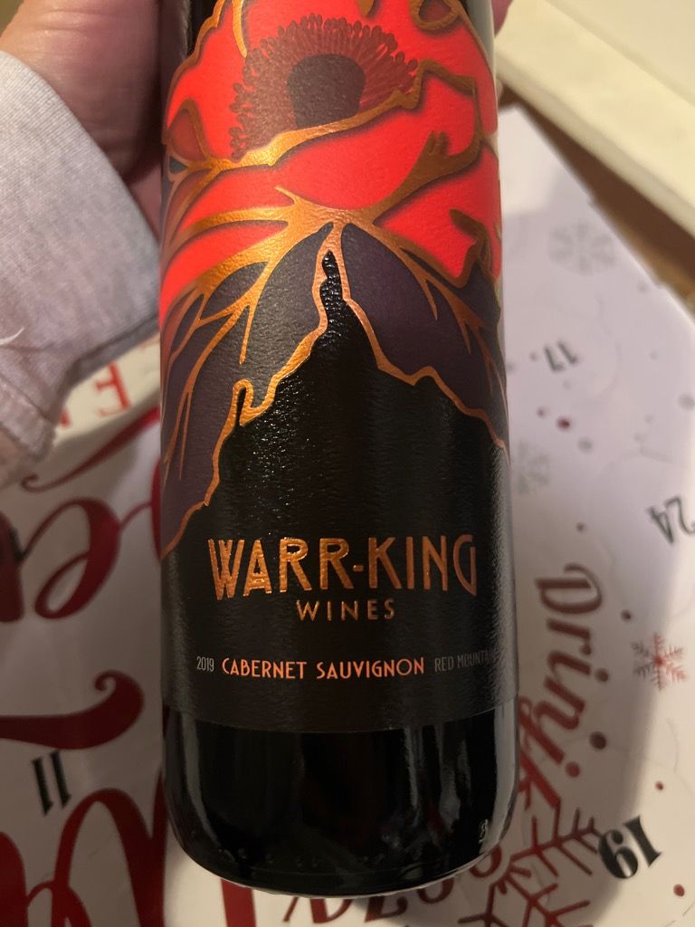 2019 Warr-King Wines Cabernet Sauvignon, USA, Washington, Columbia ...