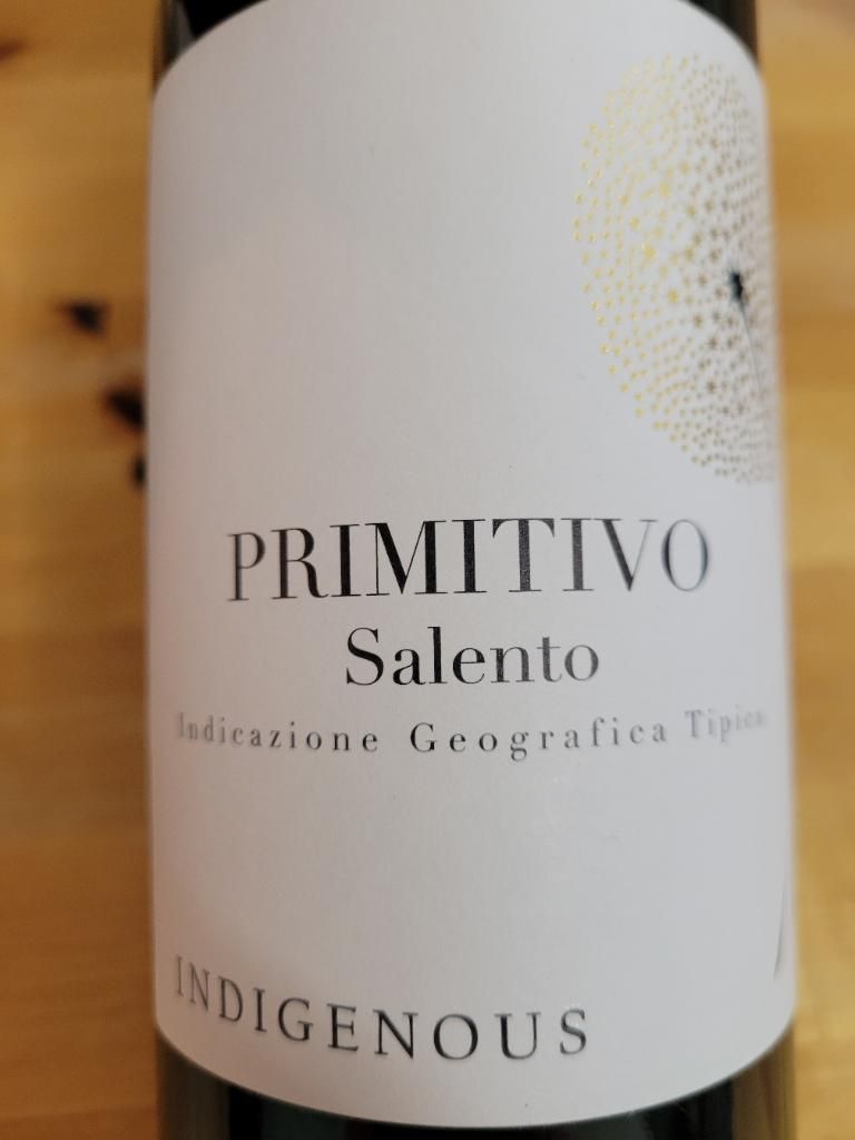 2022 Indigenous Selections Primitivo, Italy, Puglia, Salento IGT ...