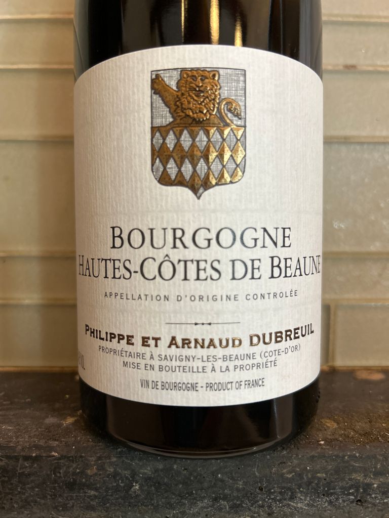 2020 Philippe et Arnaud Dubreuil Bourgogne Hautes-Côtes de Beaune Les ...