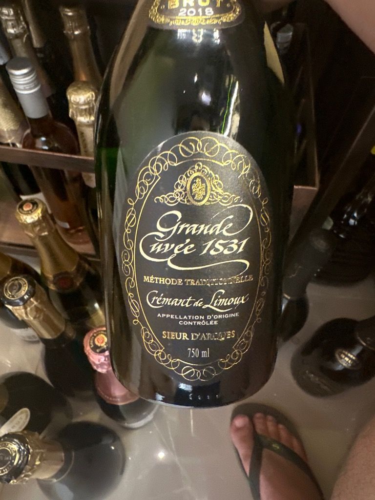 2018 Les Caves du Sieur d'Arques Crémant de Limoux Aimery Grande Cuvée ...