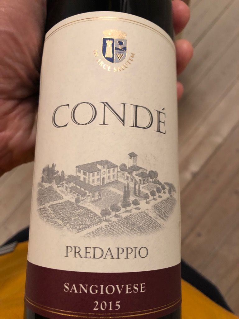 2015 Conde Sangiovese Romagna Predappio, Italy, Emilia-Romagna, Romagna ...