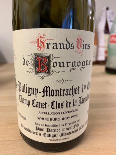 2016 Paul Pernot et ses Fils Puligny-Montrachet 1er Cru Champs Canet ...