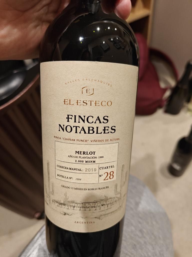 2020 Bodega El Esteco Merlot Fincas Notables, Argentina, Valles ...