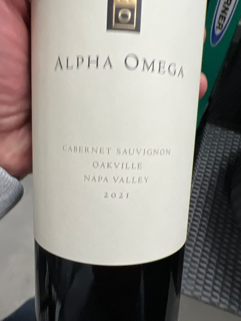 2021 Alpha Omega Cabernet Sauvignon Oakville, USA, California, Napa ...