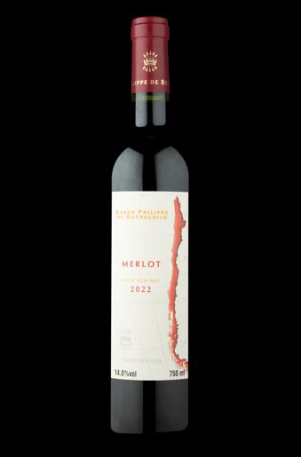 2022 Baron Philippe de Rothschild Merlot, Chile, Central Valley ...