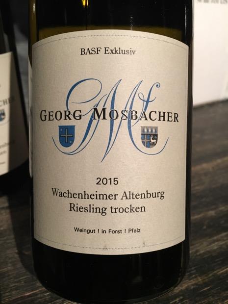2015 Georg Mosbacher Wachenheimer Altenburg Riesling, Germany, Pfalz ...