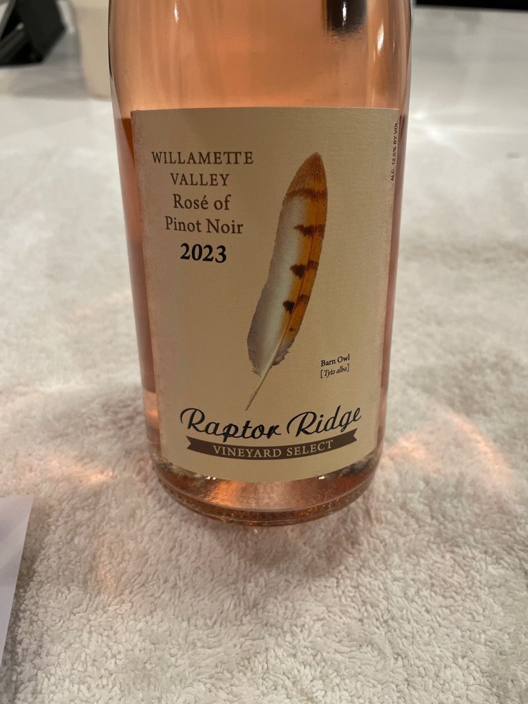2023 Raptor Ridge Pinot Noir Rosé, USA, Oregon, Willamette Valley ...