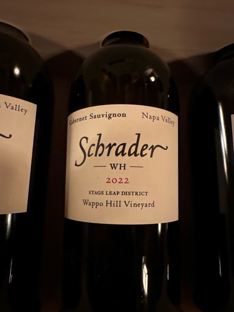 2022 Schrader Cellars Cabernet Sauvignon Wappo Hill, USA, California ...