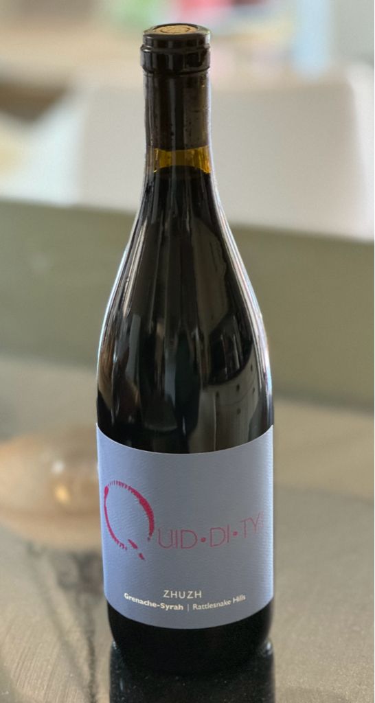 2021 Quiddity Wines Zhuzh Grenache Syrah, USA, Washington, Columbia ...