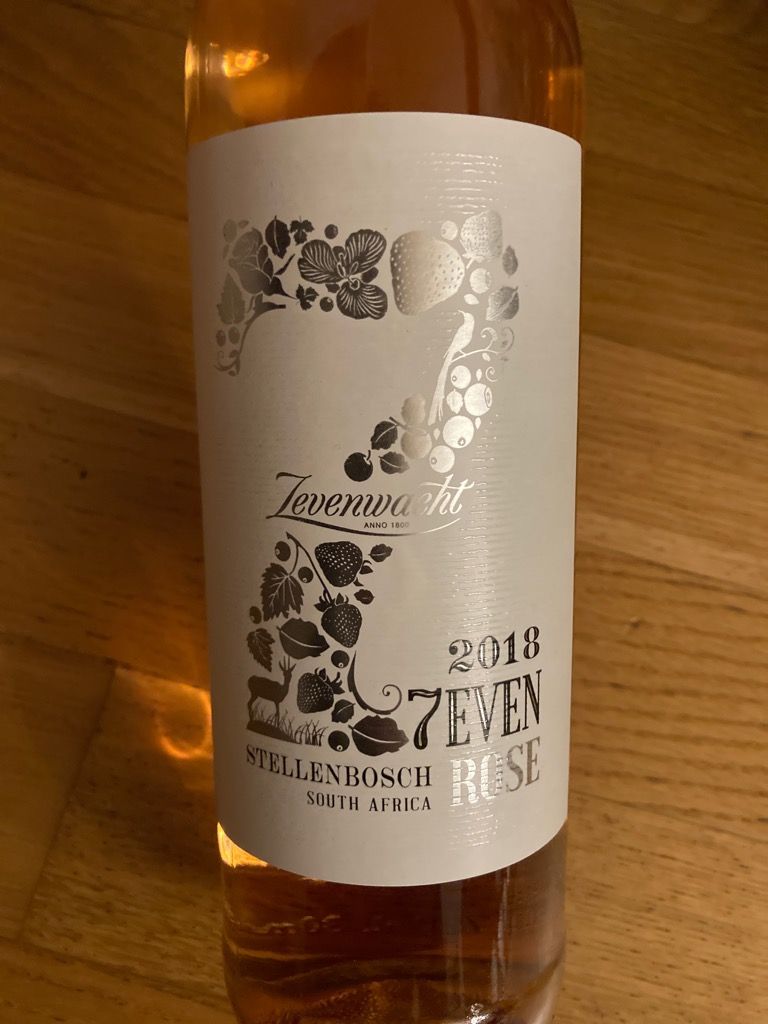2020 Zevenwacht 7even Rosé, South Africa, Coastal Region, Stellenbosch ...