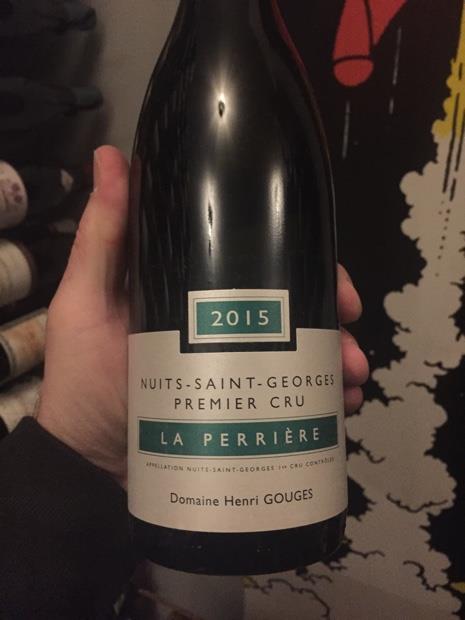2015 Domaine Henri Gouges Nuits St. Georges 1er Cru La Perrière Blanc ...