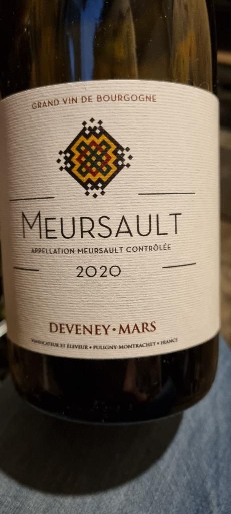 2020 Domaine Deveney Mars Meursault Les Narvaux, France, Burgundy, Côte ...