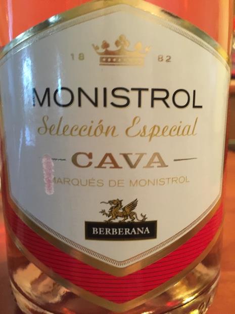 NV Marqués de Monistrol Cava Selección Especial, Spain, Cava ...