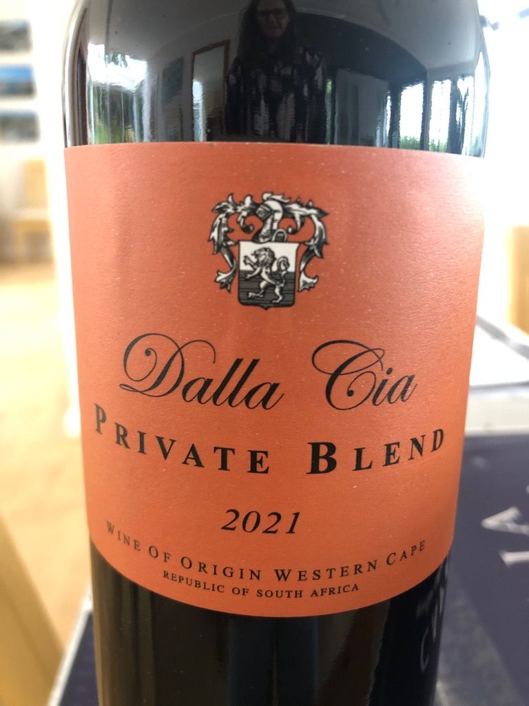 2020 Dalla Cia Private Blend, South Africa, Coastal Region ...