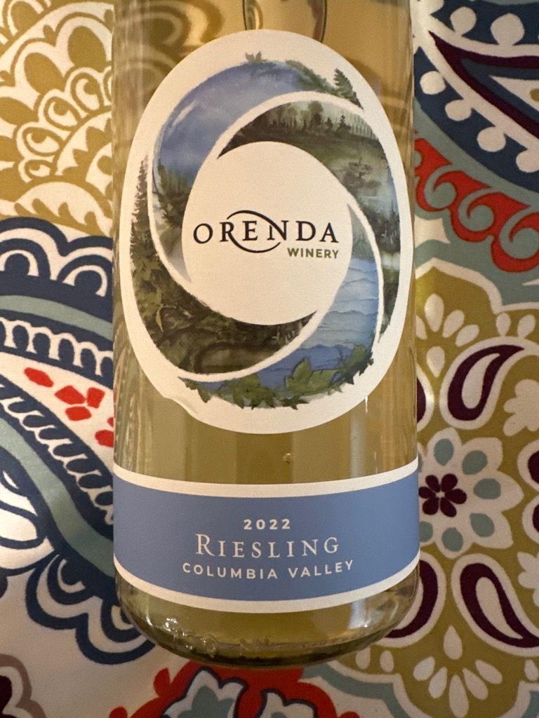 2022 Orenda Winery Riesling Dineen, USA, Washington, Columbia Valley ...
