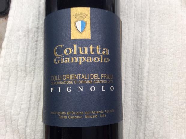 2011 Gianpaolo Colutta Friuli Colli Orientali Pignolo, Italy, Friuli ...