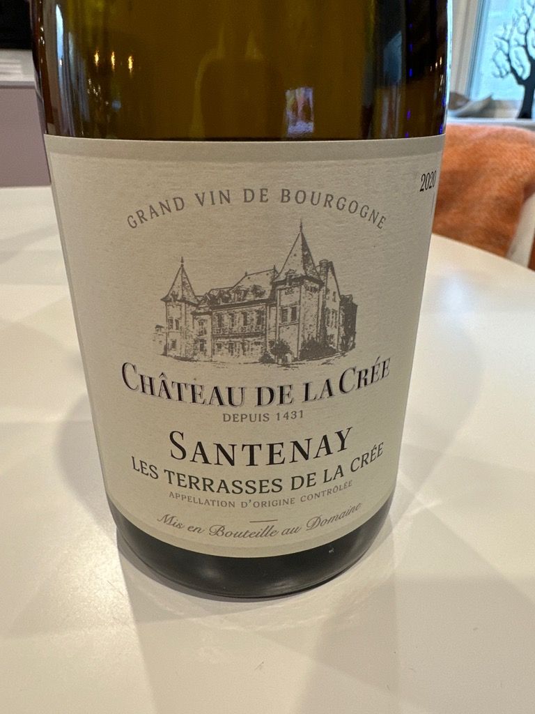2020 Château de la Crée Santenay Charmes Blanc, France, Burgundy, Côte ...