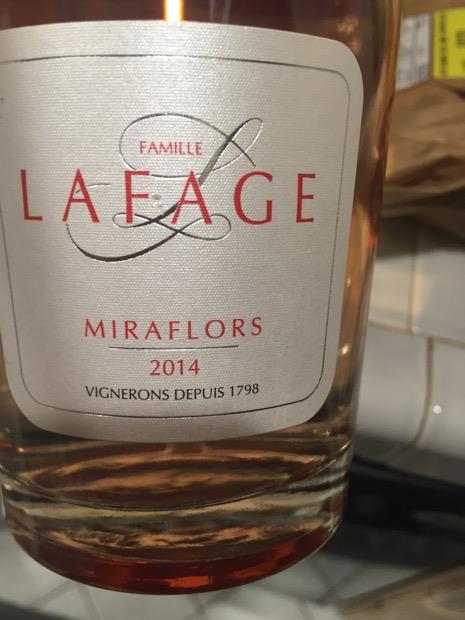 2014 Domaine Lafage Côtes du Roussillon La Grande Cuvée Rosé, France ...