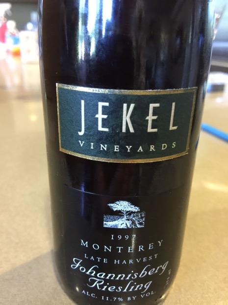 2000 Jekel Vineyards Johannisberg Riesling Monterey Late Harvest, USA ...