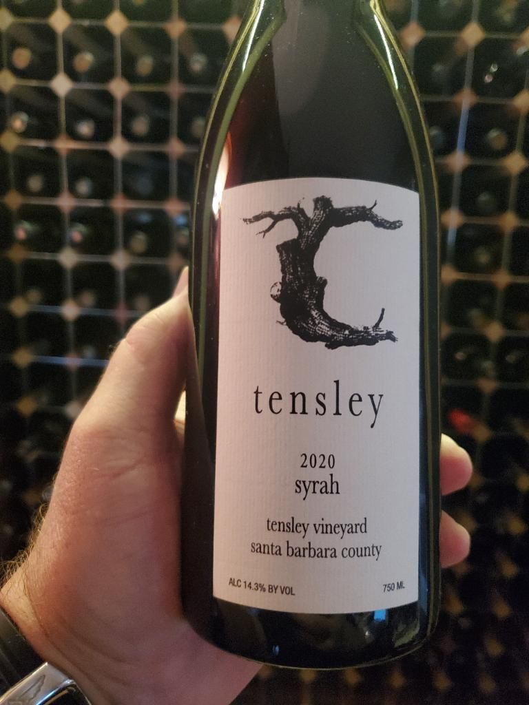 2020 Tensley Syrah Tensley Vineyard, USA, California, Central Coast ...