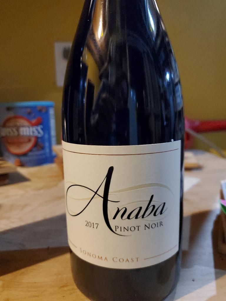 2019 Anaba Pinot Noir Roberts Road Vineyard, USA, California, Sonoma ...