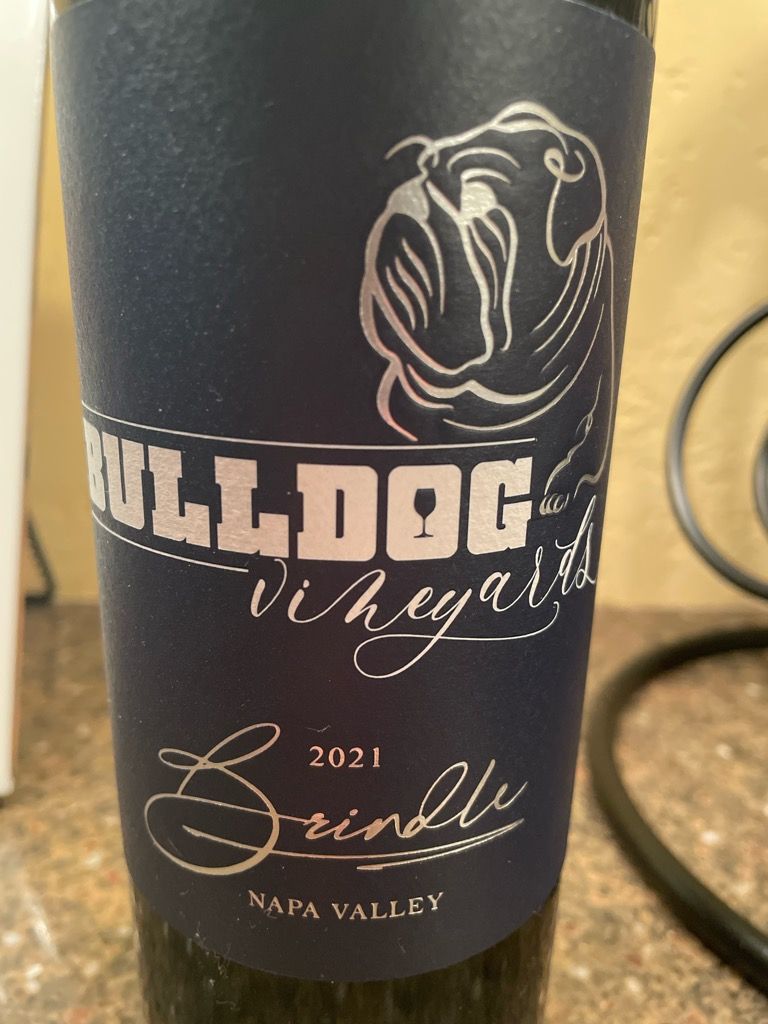 2021 Bulldog Vineyards Brindle Blend, USA, California, Napa Valley ...
