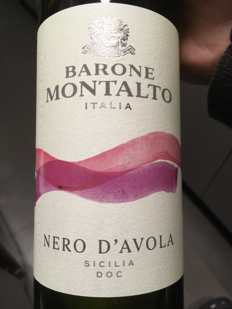 2020 Barone Montalto Nero d'Avola, Italy, Sicily, Terre Siciliane ...
