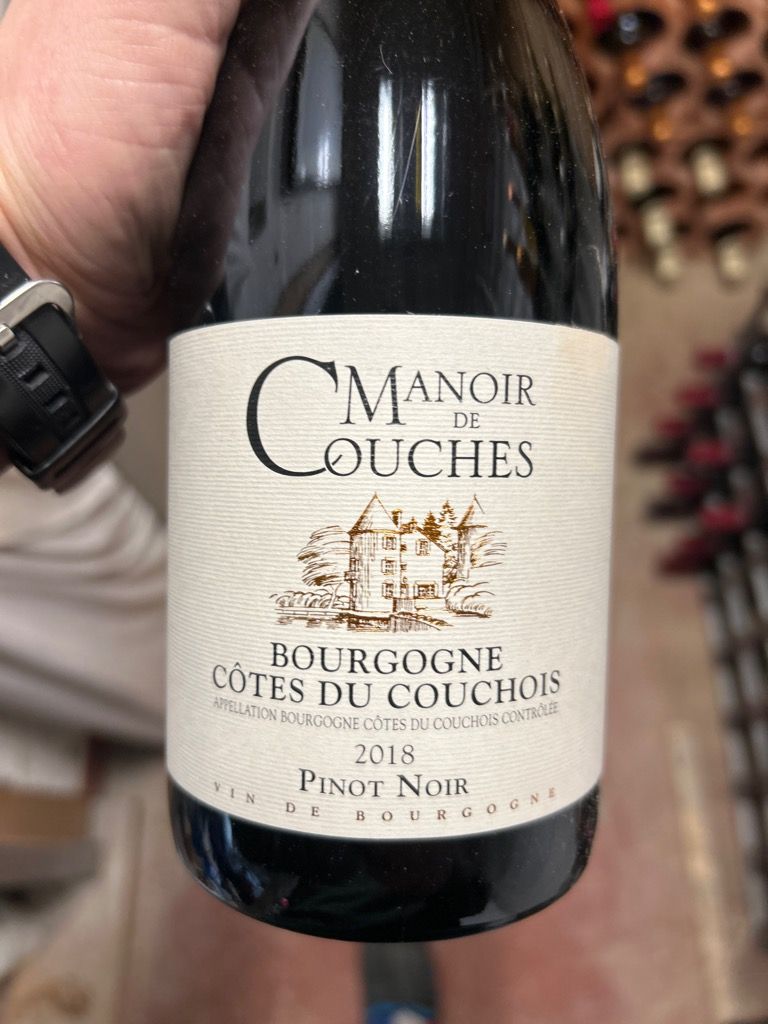 2019 Manoir de Couches Pinot Noir Bourgogne Côtes du Couchois, France ...