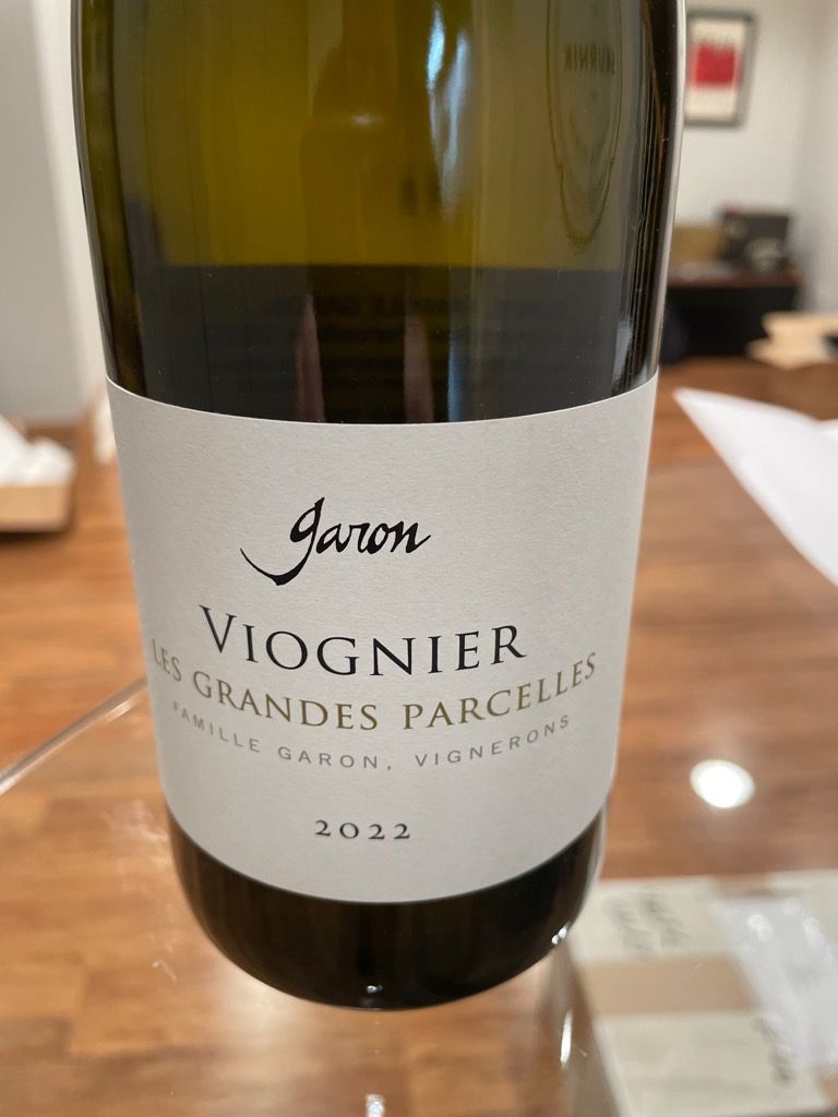 2021 Domaine Garon Viognier Les Grandes Parcelles, France, Rhône ...