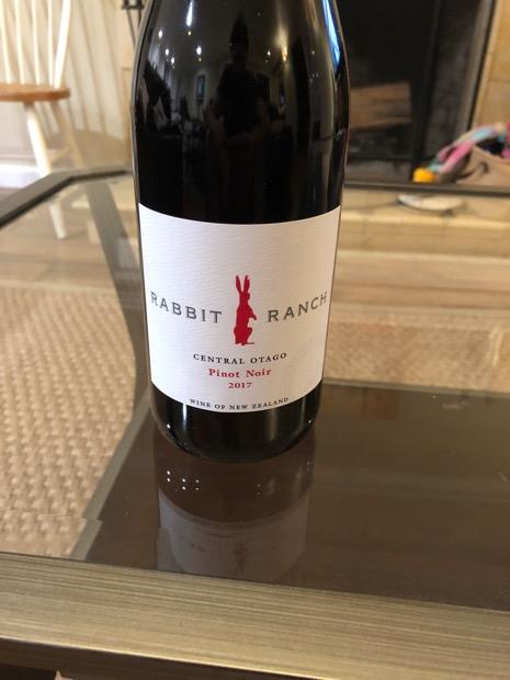 2017 Rabbit Ranch Pinot Noir, New Zealand, South Island, Otago, Central ...