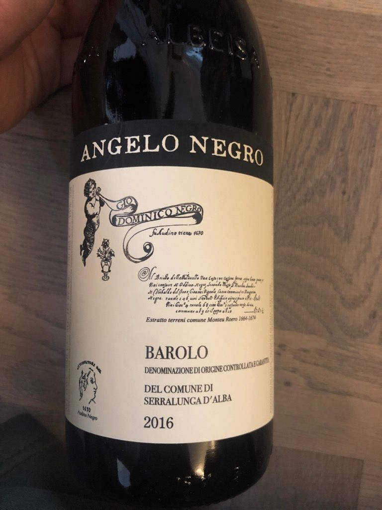 2016 Angelo Negro e Figli Barolo Serralunga d'Alba, Italy, Piedmont ...