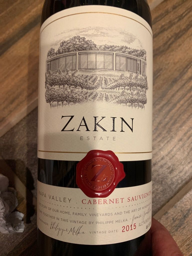 2013 Zakin Cabernet Sauvignon Estate Reserve, USA, California, Napa ...