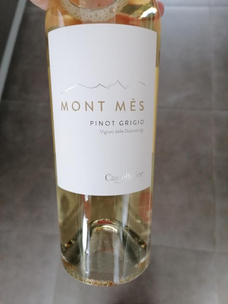 2022 Castelfeder Pinot Grigio Mont Mès Vigneti delle Dolomiti IGT, Italy, Trentino Alto-Adige ...