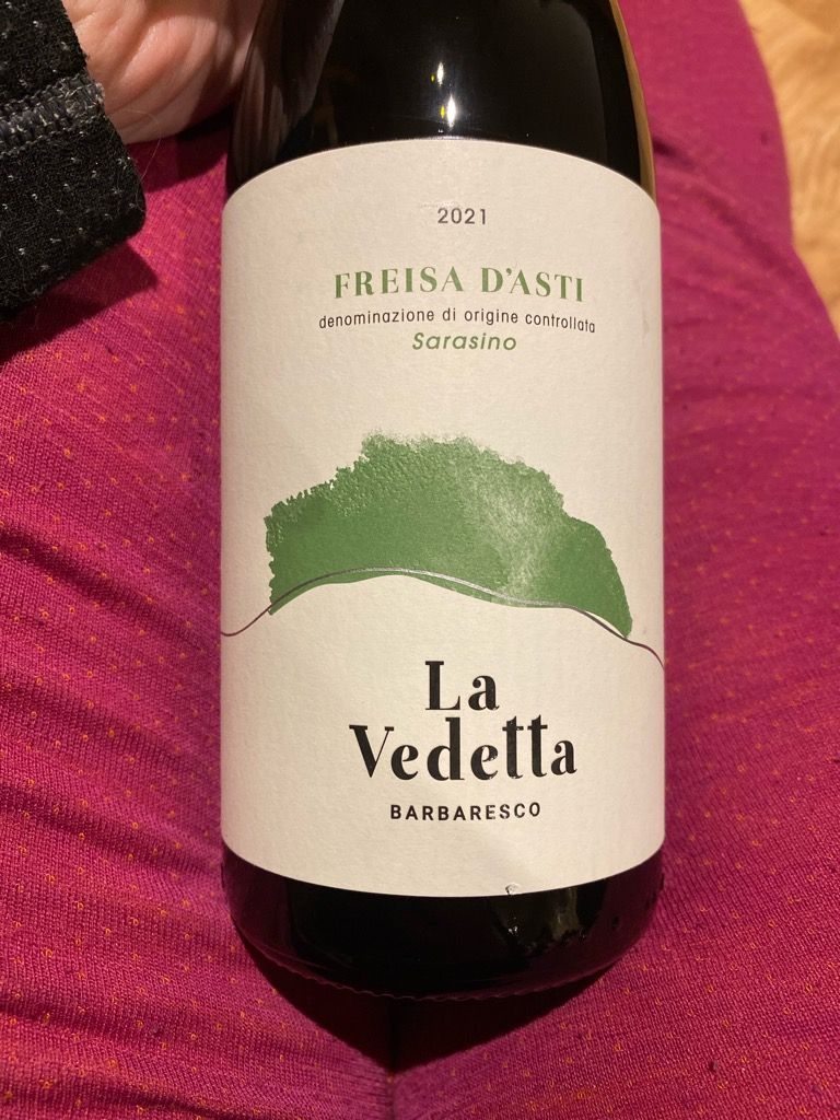 2021 La Vedetta Freisa d'Asti Sarasino, Italy, Piedmont, Asti, Freisa d ...
