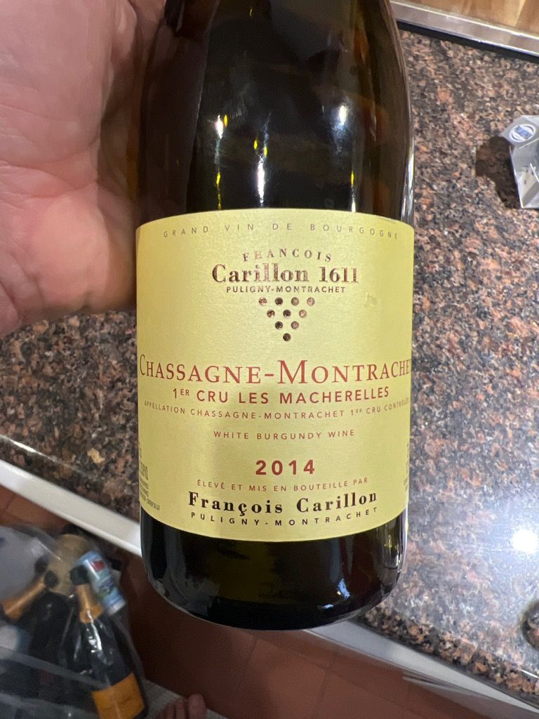 2014 Domaine Jacques Carillon Chassagne-Montrachet 1er Cru Les ...