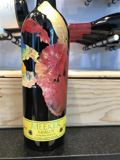 2005 Meeker Merlot Winemaker's Handprint, USA, California, Sonoma ...