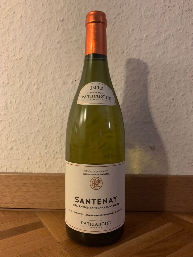 2016 Patriarche Père et Fils Santenay Blanc, France, Burgundy, Côte de ...